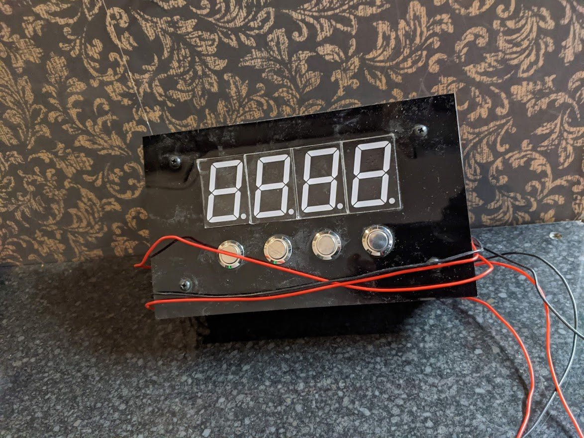 Countdown Button Escape Room Prop — The Panic Room Escape Ltd