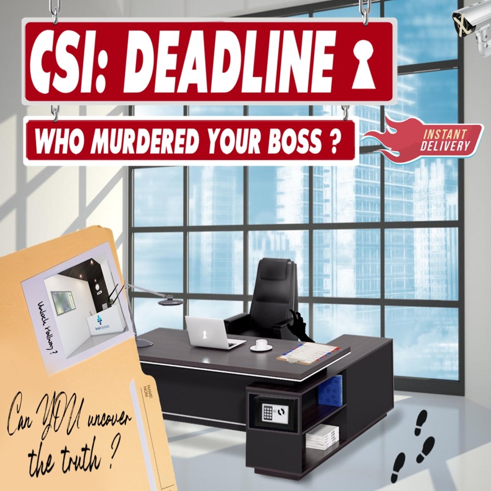 CSI: Deadline - Online Escape Room Experience — The Panic Room Escape Ltd