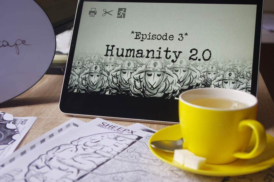 Episode 3 - Humanity 2.0 (PRINT CUT ESCAPE) — The Panic Room Escape Ltd