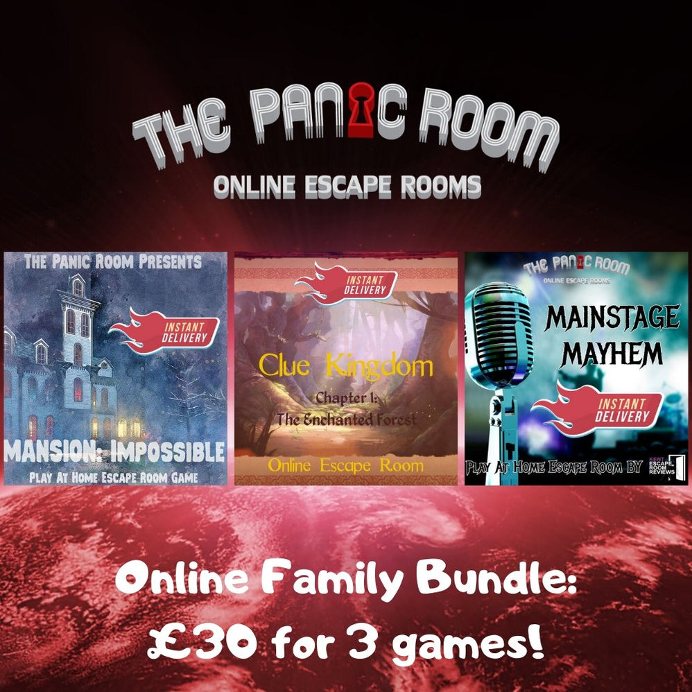 Family Friendly Online Escape Rooms — The Panic Room Escape Ltd