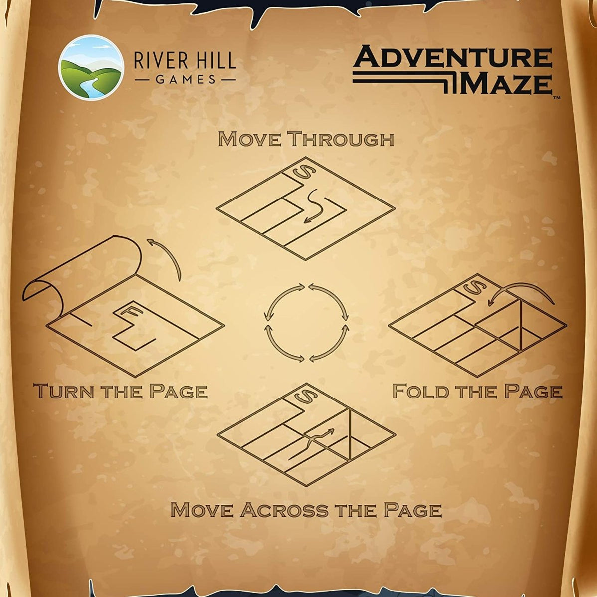 Witches Way - Adventure Maze, Activity Puzzle Game, Folding Maze Stick ...